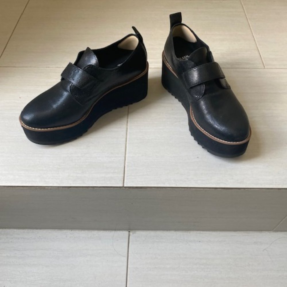 Eileen Fisher Zola Wedge Oxford Shoes Size 7 - Gem
